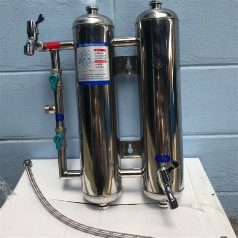 เครื่องกรองน้ำสแตนเลส 2 ท่อ รุ่น C2 Shopee Thailand