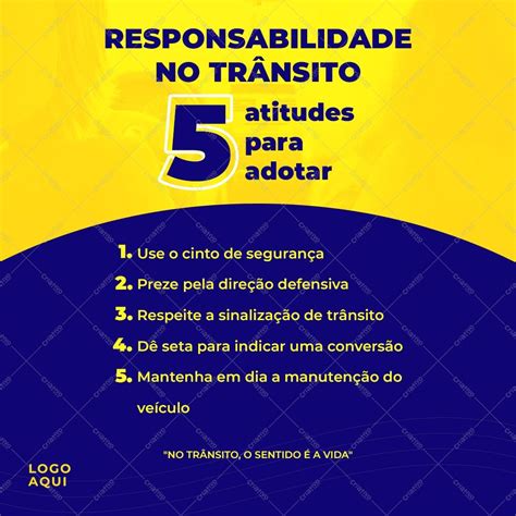 Dicas De Trânsito Arte Editável Imagens Inclusas Autoescola Psd