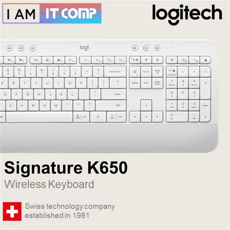 Logitech Signature K Wireless Keyboard With Palm Rest Type In Comfort Lazada