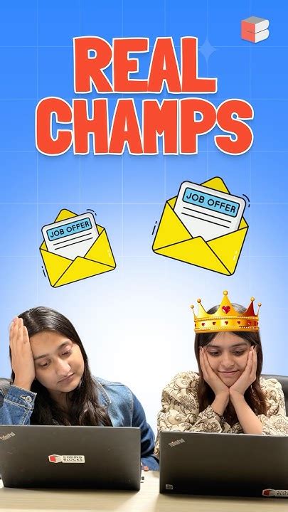 Now You Know Whos The Real Champ😎 Who Else Can Relate Codingblocks Internship Coder