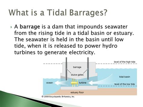 Tidal Barrages