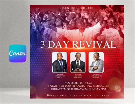 Revival Flyer Backgrounds Revival Psd High Quality Free Psd