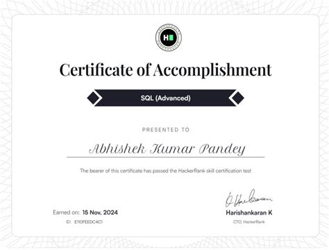 Abhishek Kumar Pandey On Linkedin Sql Dataanalytics Certification Professionaldevelopment