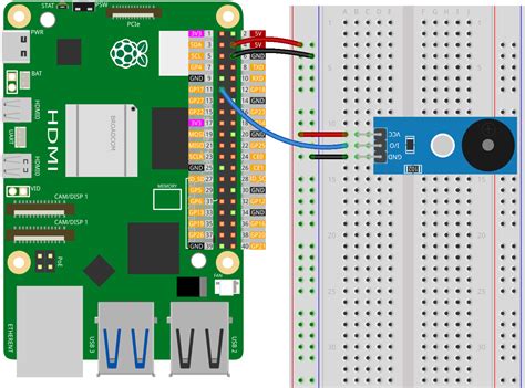 Lezione 32 Modulo Buzzer Passivo — Sunfounder Universal Maker Sensor Kit Documentazione