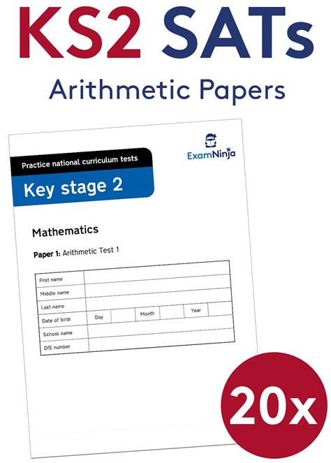 Buy Ks2 Sats Arithmetic Papers Ages 10 11 Exam Ninja