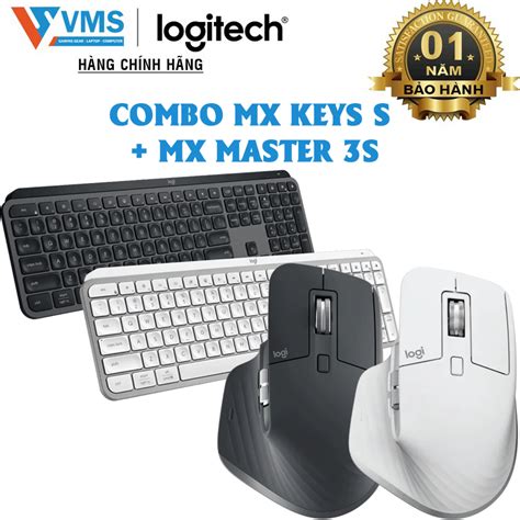 Combo Bàn Phím Logitech Mx Keys S Chuột Logitech Mx Master 3s Shopee Việt Nam