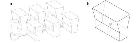A Model Of Keel Blocks With Casting System B Sample Grey Block Download Scientific