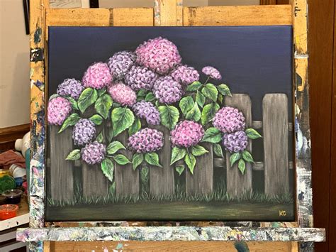 Hydrangeas At Night Workshop ⋆ Casey K Headquarters