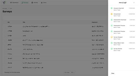 Limesurvey Automation Dashboard Square Root Knowledge