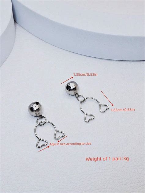 1pair Sexy Nipple Clamps With Bells No Piercing Needed Suitable For