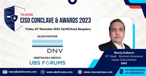 Manoj Kulkarni On Linkedin 7th Edition Ciso Conclave And Awards 2023