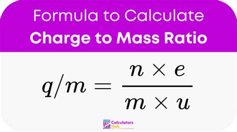 Charge To Mass Ratio Calculator