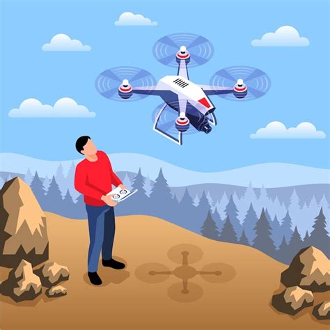Drone Flight Illustration Vectors Download Free High Quality Vectors