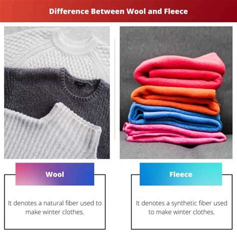 Wool Vs Fleece Difference And Comparison