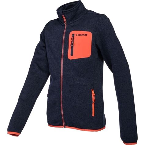 Head Yllas Dětská Fleecová Mikina Tmavě Modrá Sportisimocz
