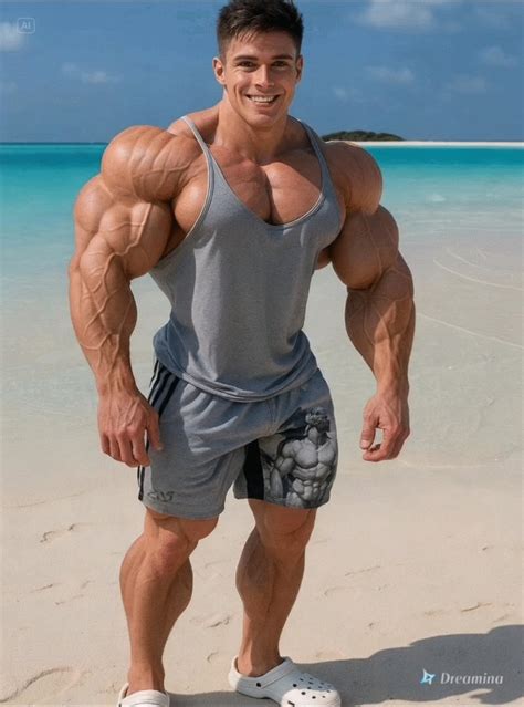 Meet The New Bodybuilder On The Beach By Prohor532 On Deviantart