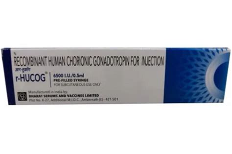 6500 Iu Recombinant Human Chorionic Gonadotropin Injection Pre Filled Syringe For Subcutaneous