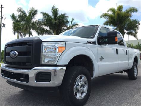 2011 Ford F 250 Xlt Crew Cab 4x4 67 Liter Turbo Diesel 4wd Power