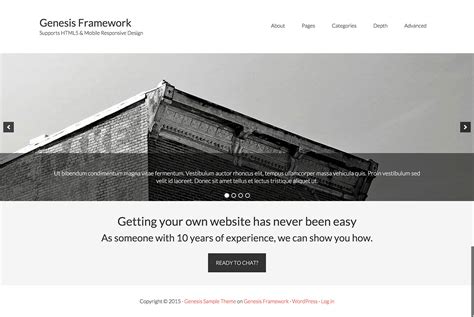Front Page Template For Full Width Sections In Genesis Sridhar Katakam