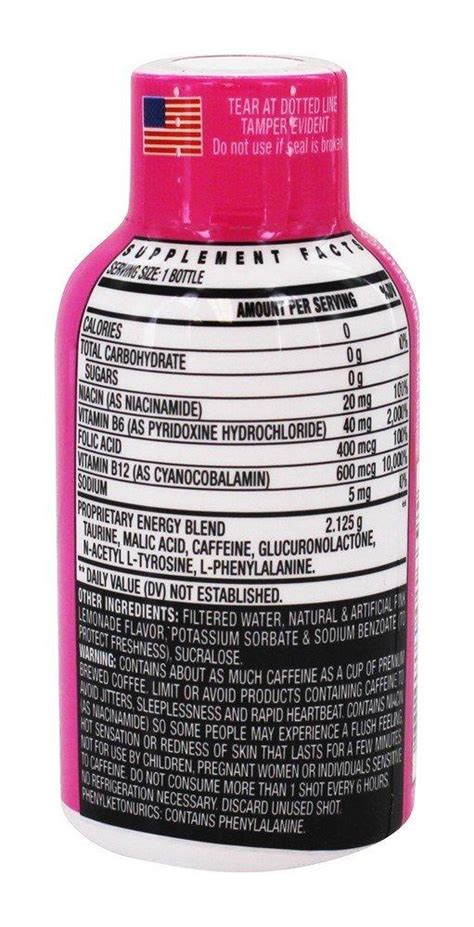 Stacker 2 Pink Lemonade B12 Energy Shot 12 Pack