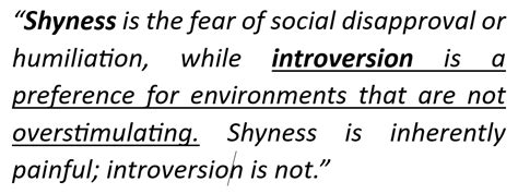love introversion not shyness