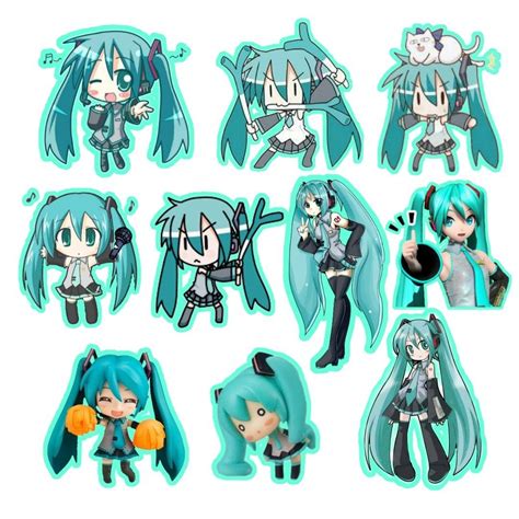 Hatsune Miku Etiquetas Escolares Artofit
