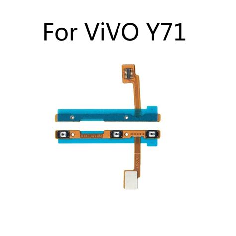 For ViVO Y71 Power On Off Switch Button Side Volume Up Down Buttons Flex Cable Replacement