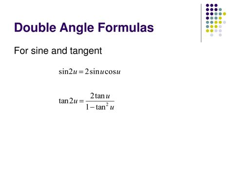 Ppt Multiple Angle Formulas For Sine And Tangent Powerpoint Presentation Id 6763972