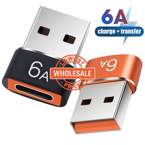 Wholesale Prices A Fast Charging USB Type C OTG Adapter USB USB C Male To Type C