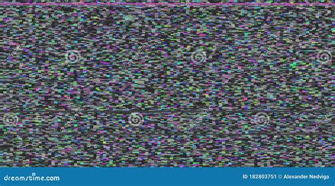 White Noise Display Seamless Screen Error Glitch Background Stock Image Image Of Error Pixel