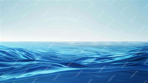 Vibrant Ocean Wave Background For Presentation Or Website Generative Ai