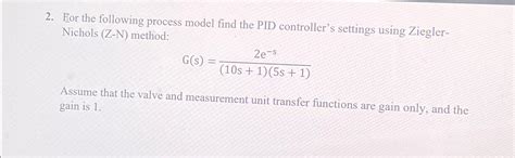 For The Following Process Model Find The Pid