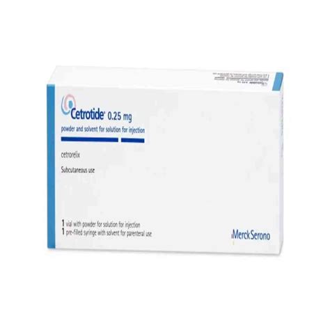 Buy Cetrotide Injection 025mg 1 Pack Dock Pharmacy