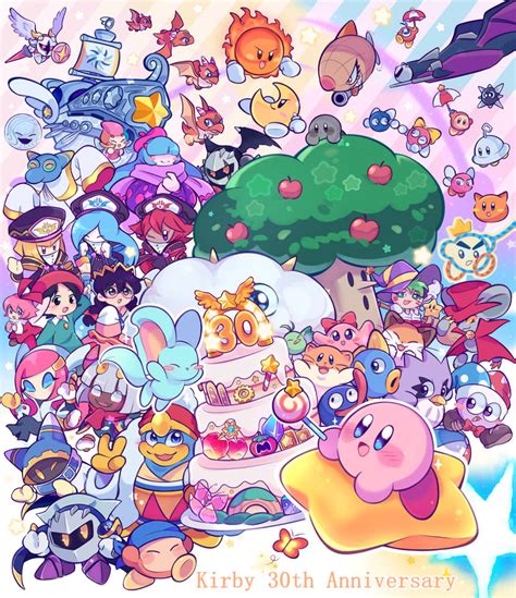 Kirby 30th Anniversary By Fafameow On Deviantart
