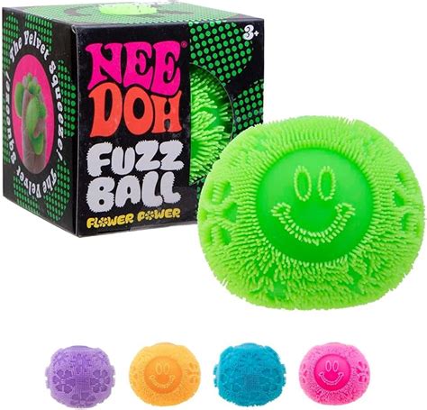 Schylling Needoh Fuzz Ball Sensory Toy With A Velvet