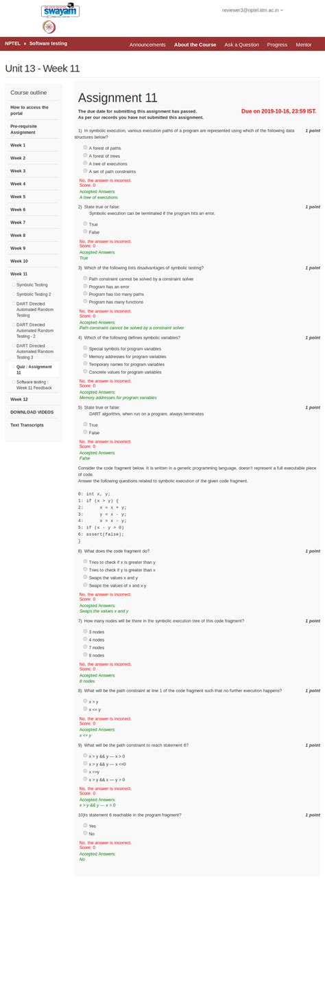 Noc19 Cs71 Assignment Week 11 Machine Learning Studocu
