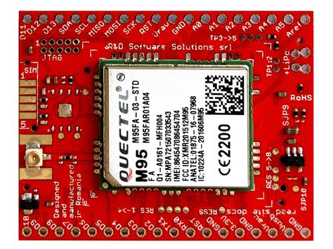 Xyz Miot Equipped With M95fa Modem Low Power Arm0 Iot Shield With Gsm