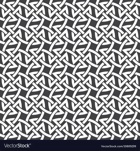 Seamless Pattern Intersecting Braces Royalty Free Vector