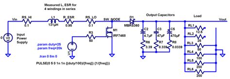 activity boost and buck converter elements and open loop operation