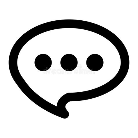 Chat Icon Talk Bubble Speech Symbol Dialogue Balloon Icon Stock Illustration Illustration Of
