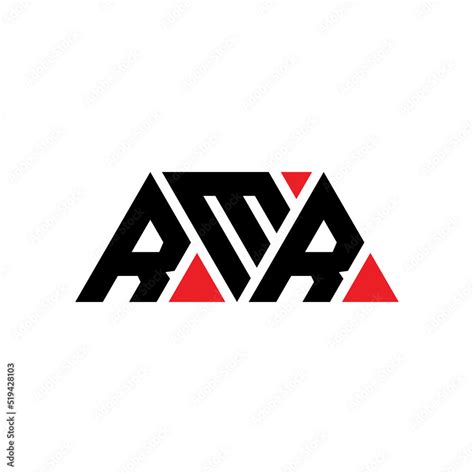 RMR Triangle Letter Logo Design With Triangle Shape RMR Triangle Logo Design Monogram RMR