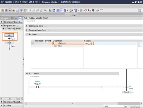 An Introduction To The Graph Language In Tia Portal Sequential