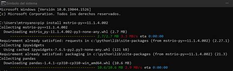 conectar python con microstrategy utilizando la extensión para jupyter