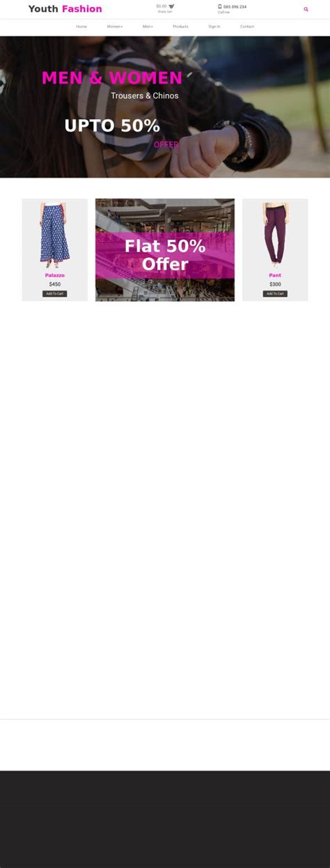 网上商城html模板，红色电子商城网页设计 17素材网