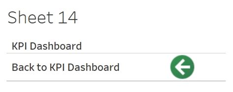 Tableau Creating A Navigation Button To Another Dashboard