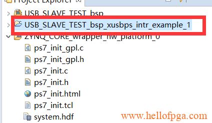 基于Lemon ZYNQ的PS实验十一 USB slave功能测试即ZYNQ模拟U盘的功能测试 Hello FPGA