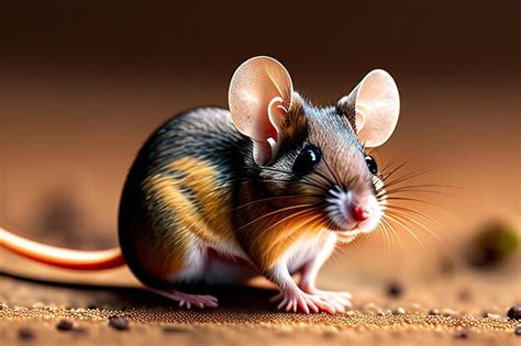 Premium Ai Image Small And Skittish Mouse