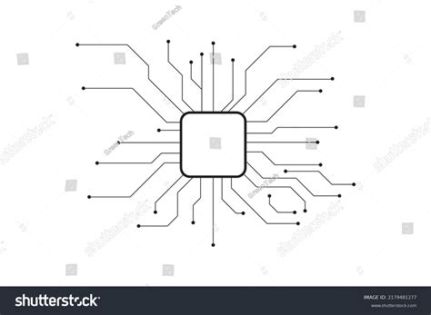 Abstract Futuristic Circuit Board Illustration Circuit Stock Vector Royalty Free 2179481277