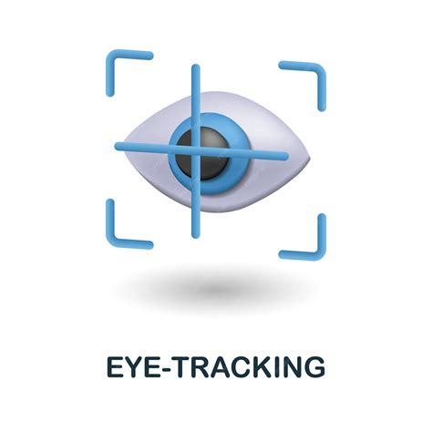 Premium Vector Eyetracking Icon 3d Illustration From Neuromarketing Collection Creative