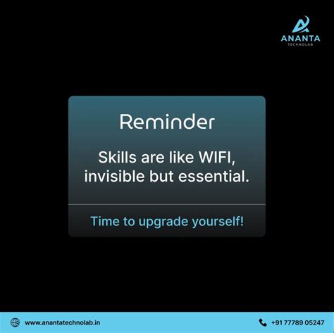 Ananta Technolab On Linkedin Anantatechnolab Reminder Levelupyourcareer Levelupyourskills